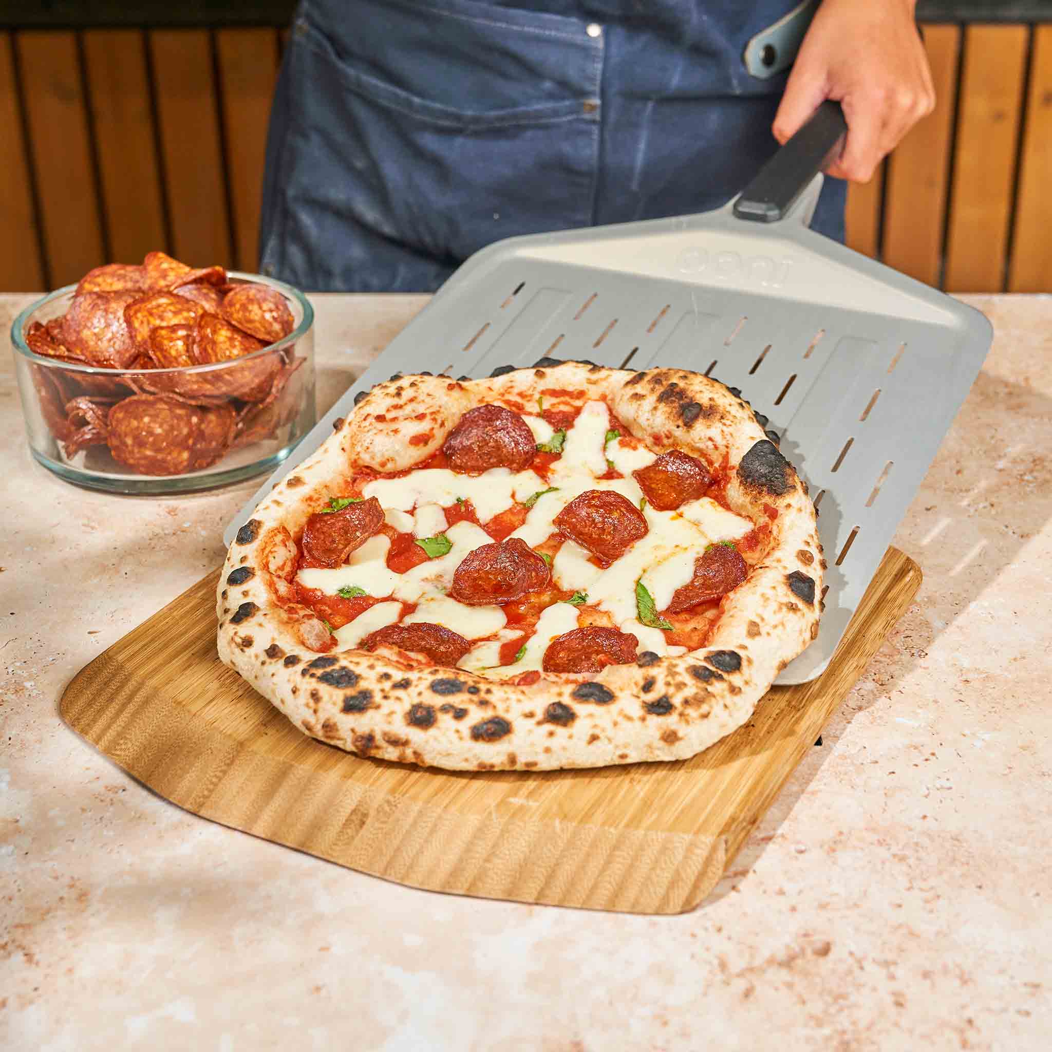 Properoni XL - HOT Sliced Pepperoni (80g) — Ooni UK